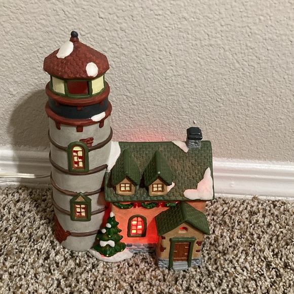 Other | Vintage 1995 Dickens Keepsake Original Village Light House ...